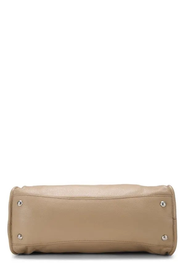 Prada Vitello Daino Convertible Zip Handbag