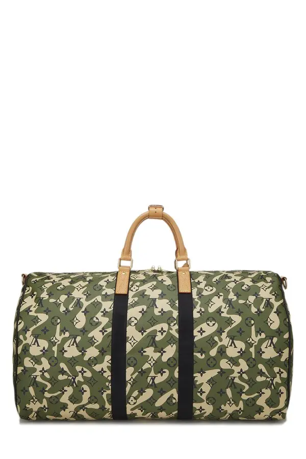LOUIS VUITTON Keepall Bandouliere 55 - Green