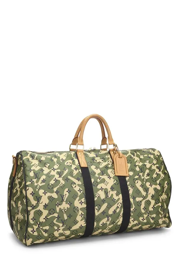 LOUIS VUITTON Keepall Bandouliere 55 - Green