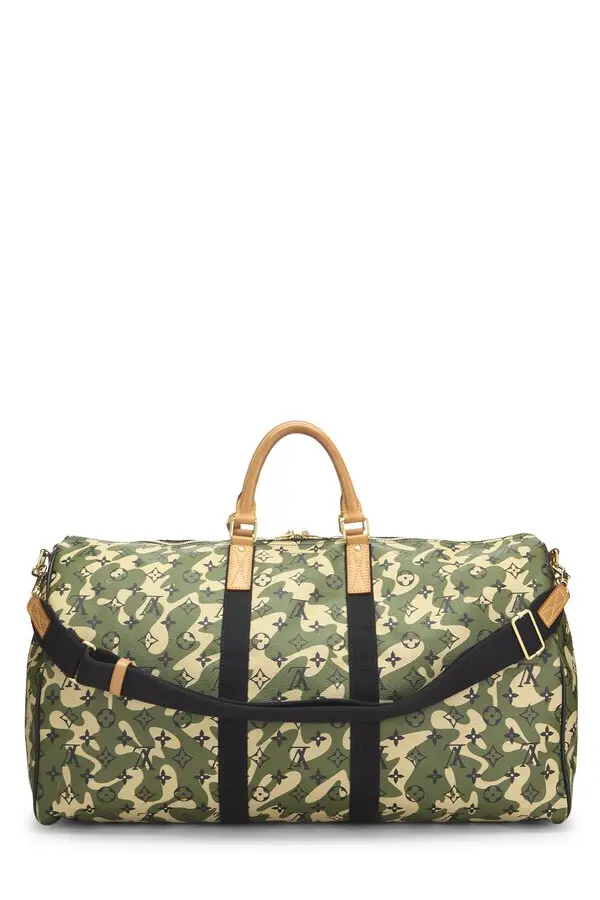 LOUIS VUITTON Keepall Bandouliere 55 - Green