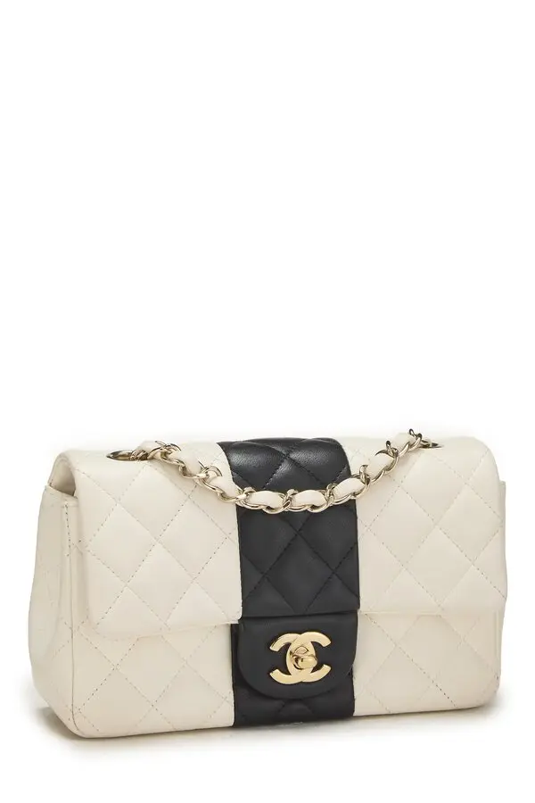 Chanel Quilted Lambskin Rectangular Flap