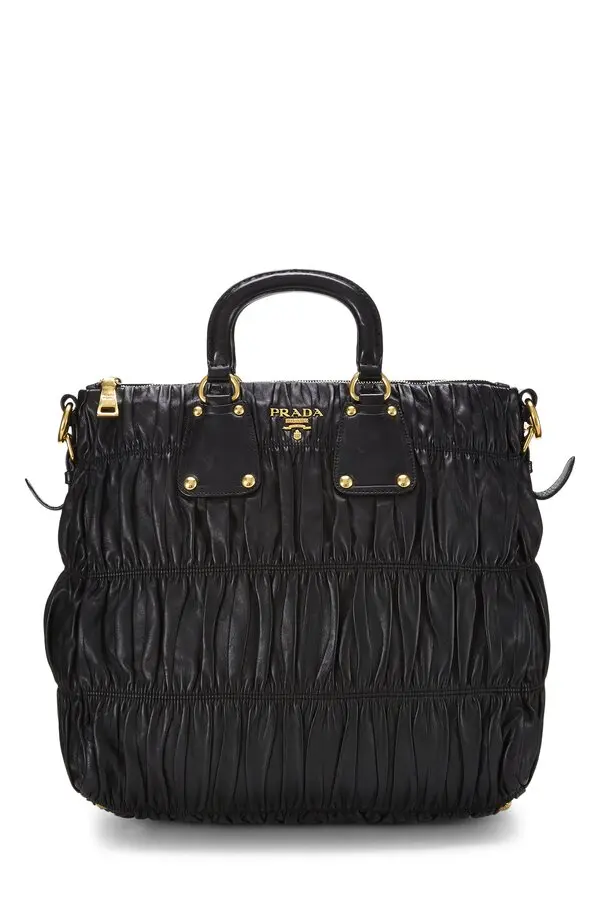 Prada Nappa Gaufre Convertible Handbag