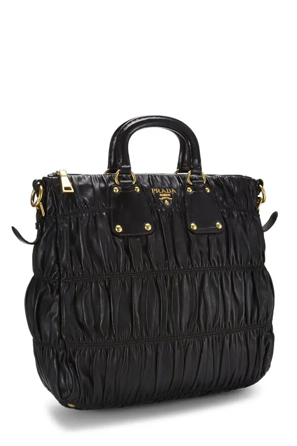 Prada Nappa Gaufre Convertible Handbag