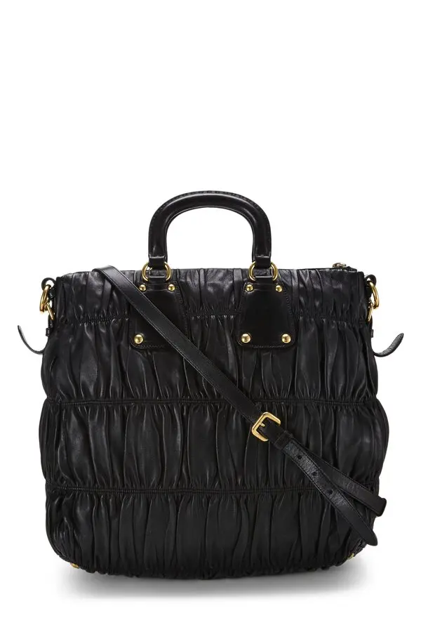 Prada Nappa Gaufre Convertible Handbag
