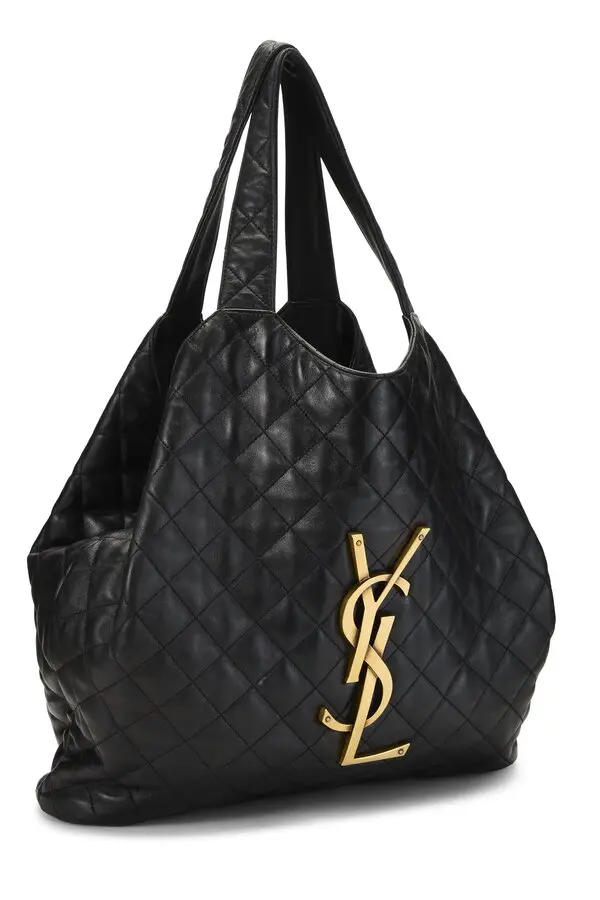 Saint Laurent Lambskin Icare Shopping Tote