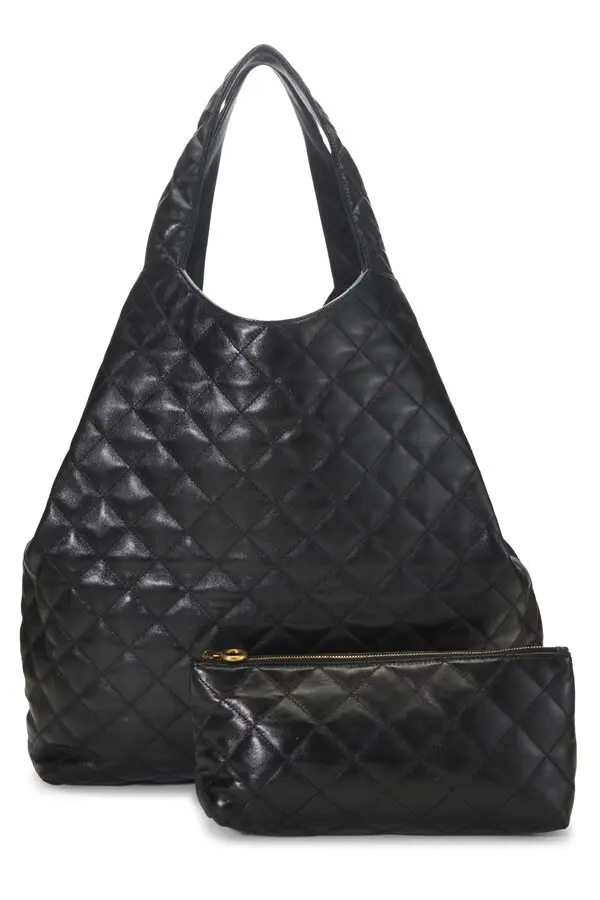 Saint Laurent Lambskin Icare Shopping Tote