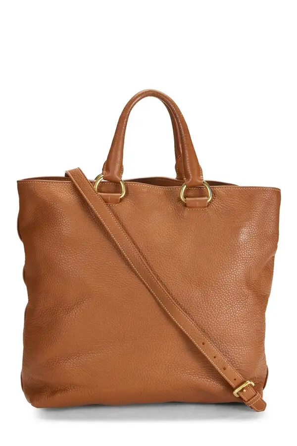 Prada Vitello Daino Shopping Tote