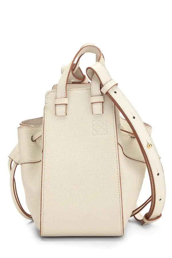 Loewe Calfskin Hammock Bag - White