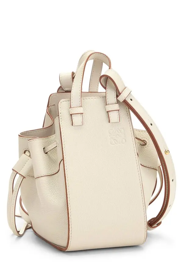 Loewe Calfskin Hammock Bag - White