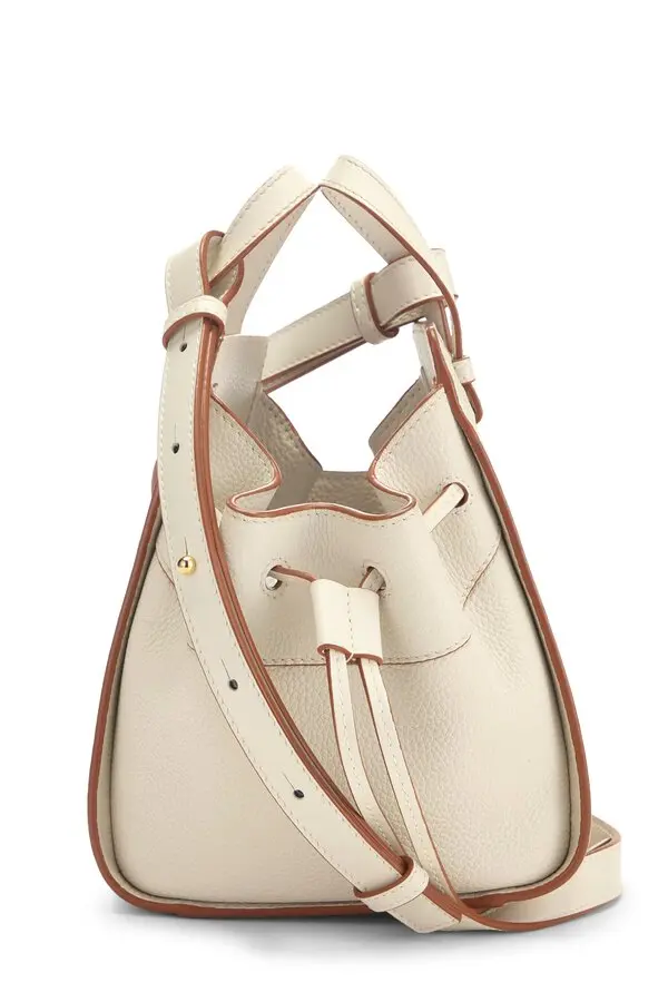 Loewe Calfskin Hammock Bag - White