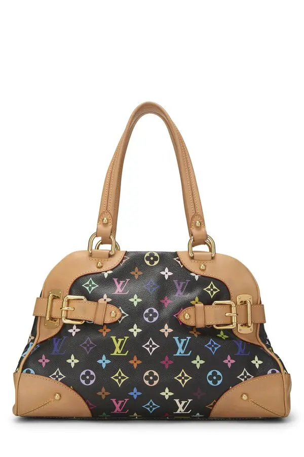 LOUIS VUITTON Takashi Murakami Monogram Multicolore Claudia - Black