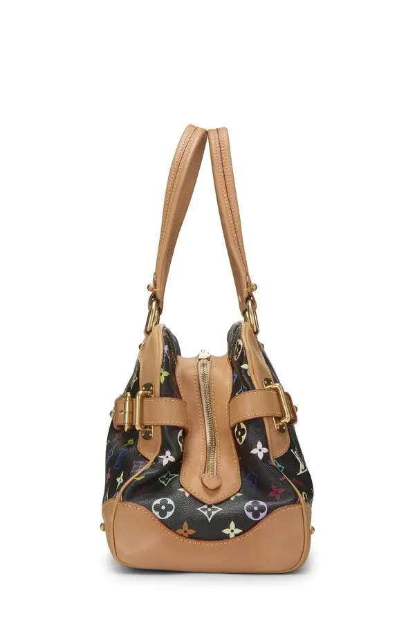 LOUIS VUITTON Takashi Murakami Monogram Multicolore Claudia - Black