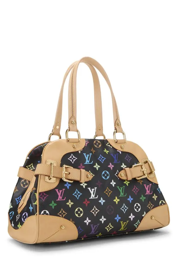 LOUIS VUITTON Takashi Murakami Monogram Multicolore Claudia - Black