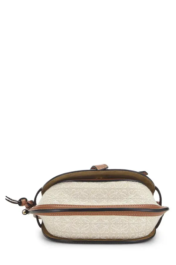 Loewe Logo Jacquard Canvas Gate Dual Bag