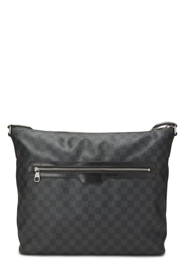 LOUIS VUITTON Damier Graphite Mick Messenger Bag - Black