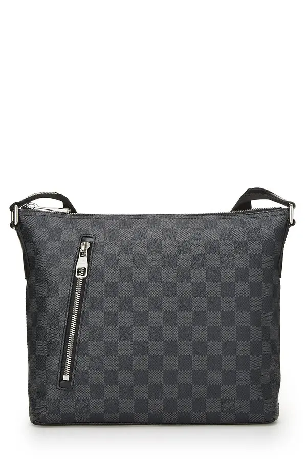 LOUIS VUITTON Damier Graphite Mick Messenger Bag - Black