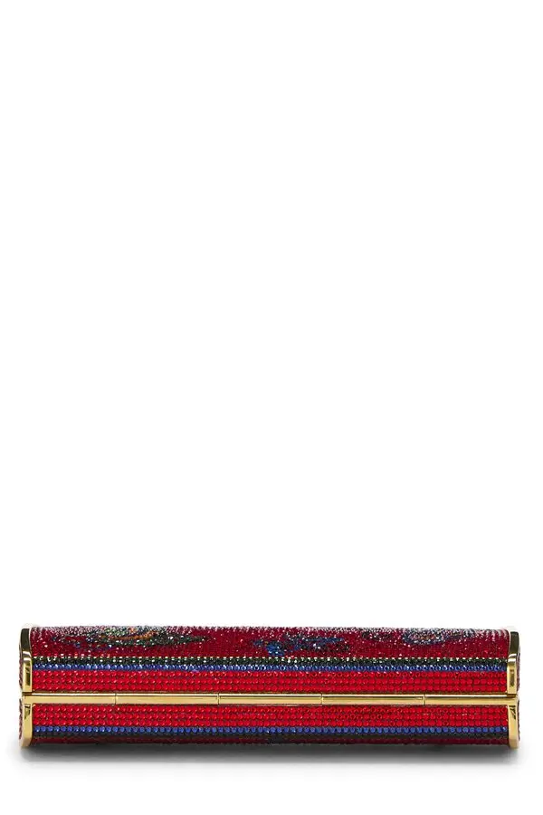 Judith Leiber Crystal Minaudiere Clutch