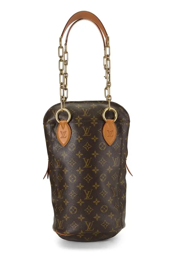 LOUIS VUITTON Karl Lagerfeld Iconoclasts Collection Punching Bag - Brown