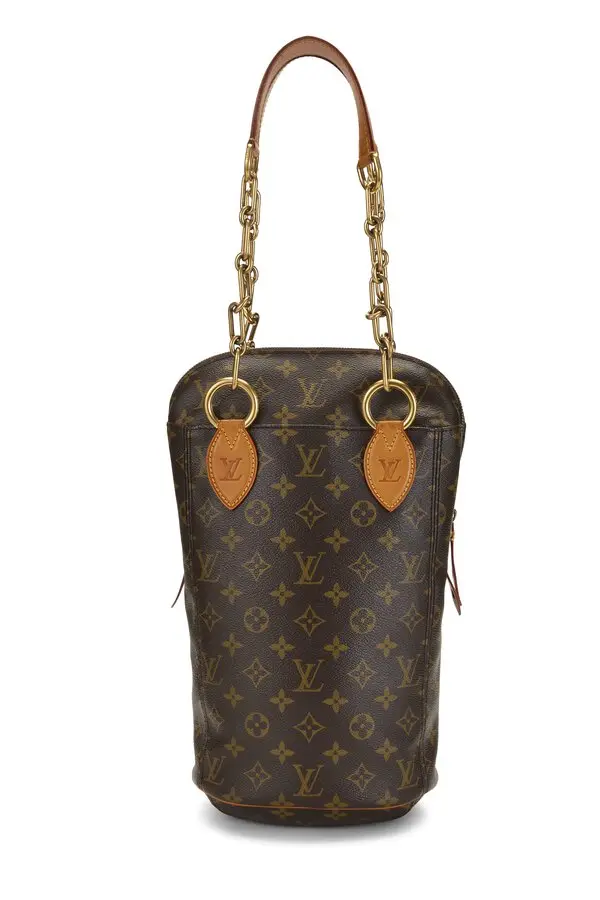 LOUIS VUITTON Karl Lagerfeld Iconoclasts Collection Punching Bag - Brown