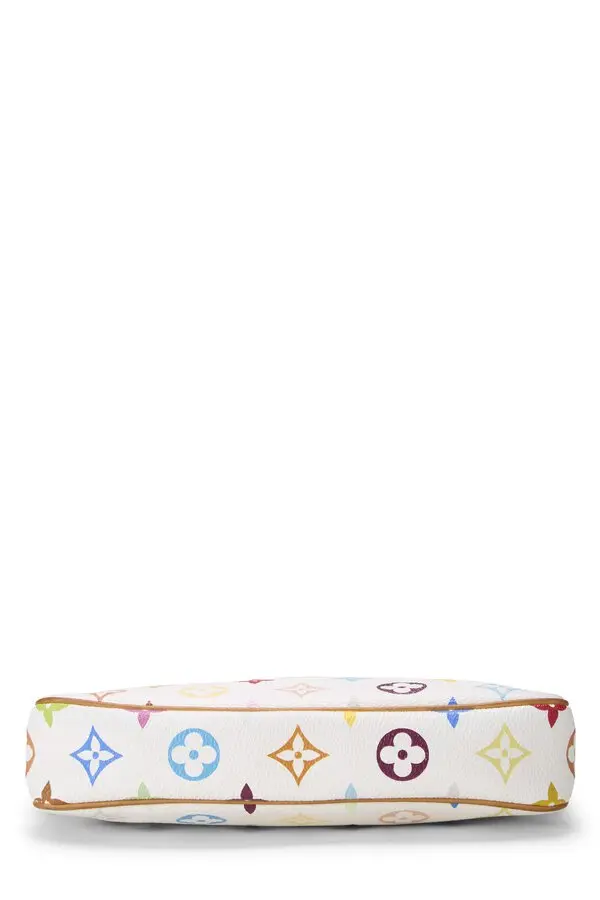 LOUIS VUITTON Takashi Murakami Monogram Multicolore Pochette Accessoires - White