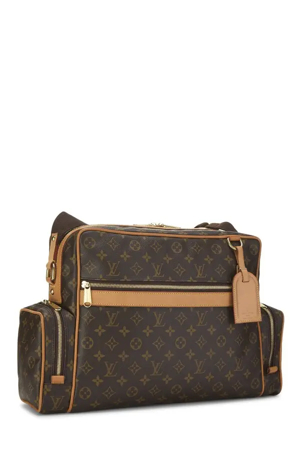 LOUIS VUITTON Monogram Sac Squash Messenger Bag