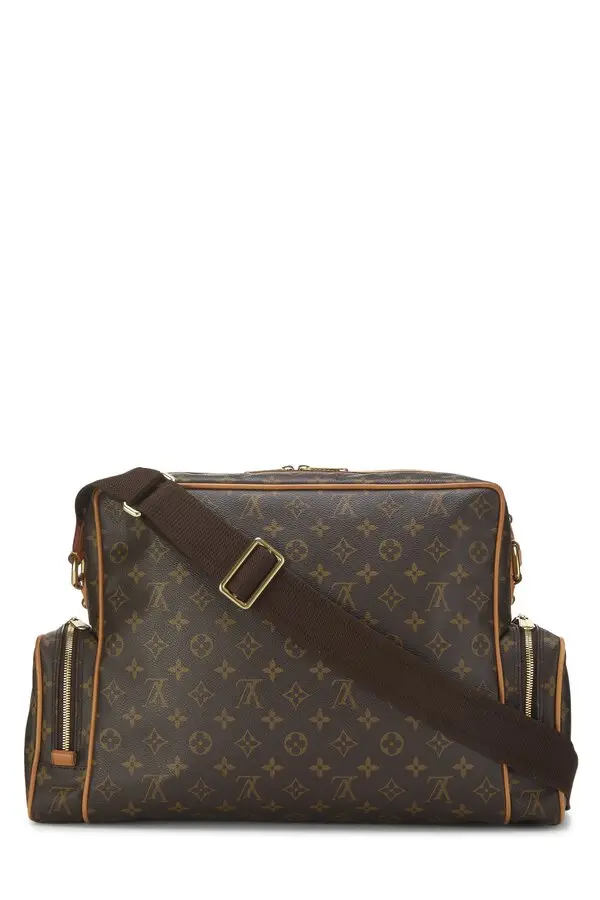 LOUIS VUITTON Monogram Sac Squash Messenger Bag