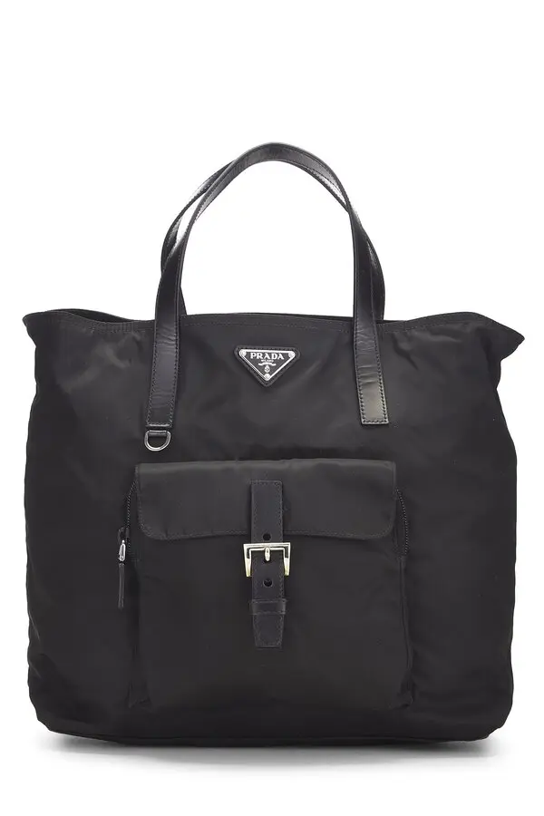 Prada Front Buckle Tote