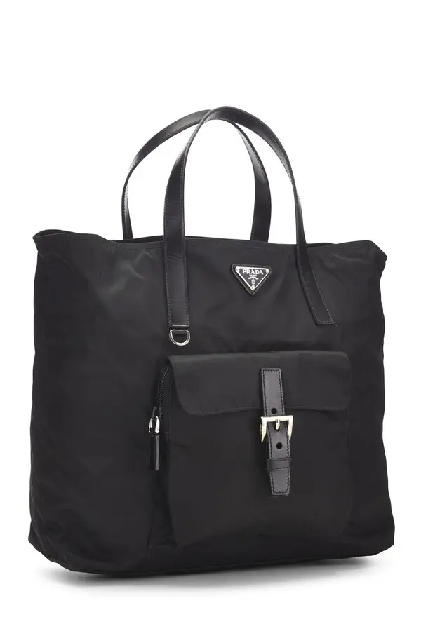 Prada Front Buckle Tote