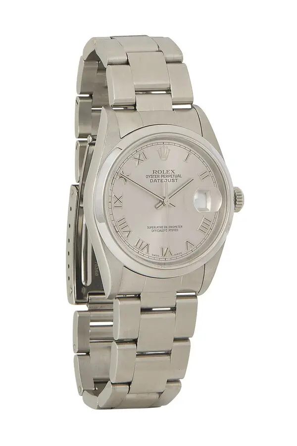 Rolex Stainless Steel Datejust 16200 - Silver