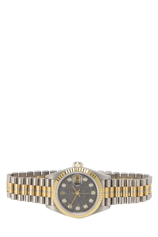 Rolex 18k Yellow & Diamond Datejust 69179 - Grey