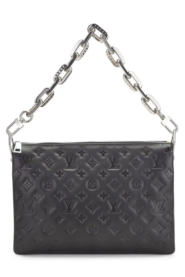 LOUIS VUITTON Monogram Coussin - Black