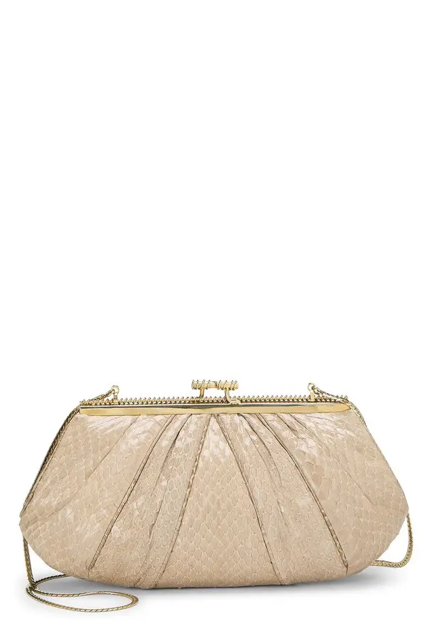 Judith Leiber Python Clutch