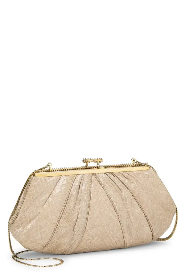 Judith Leiber Python Clutch
