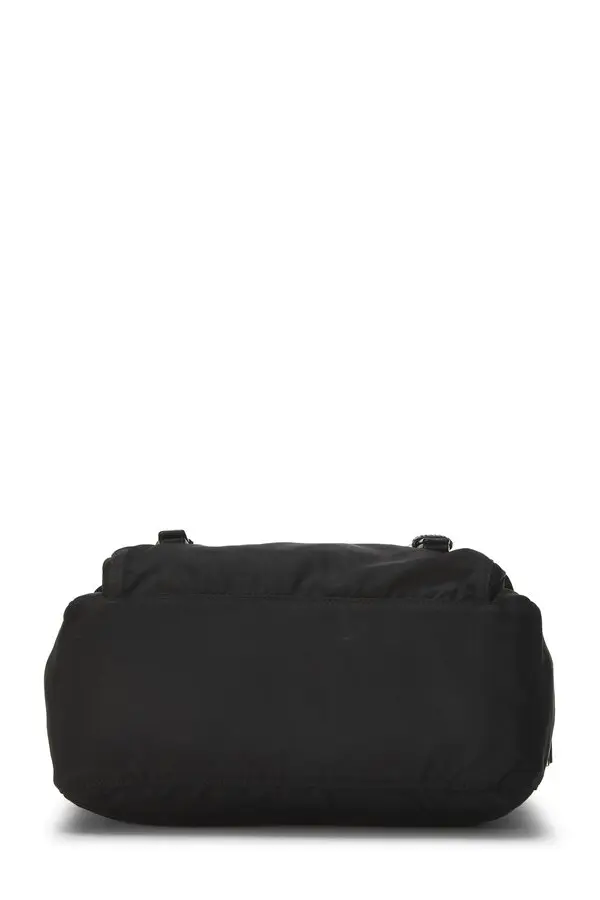 Prada Nylon Double Buckle Flap Messenger Bag