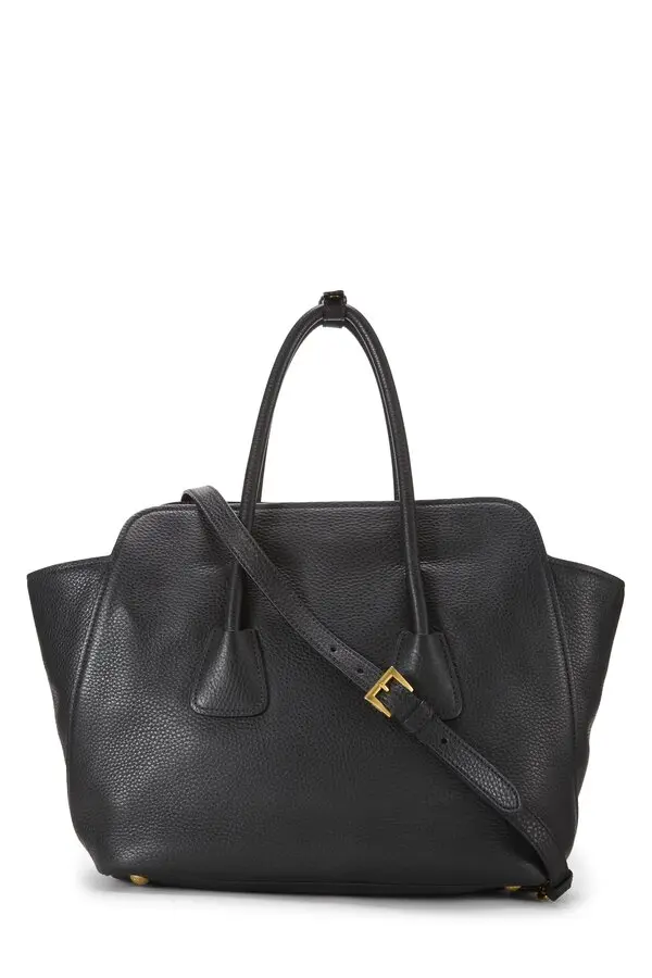 Prada Vitello Daino Convertible Top Handle Bag