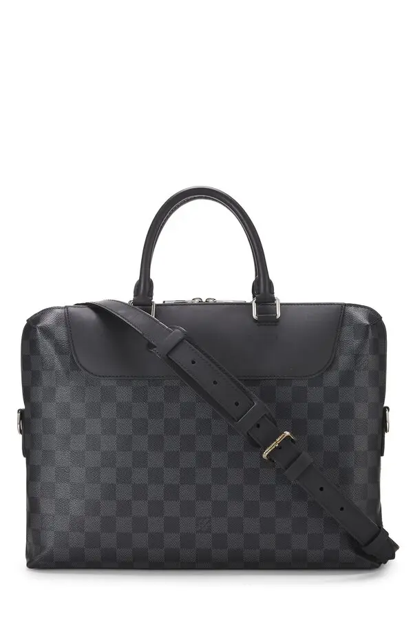 LOUIS VUITTON Damier Cobalt Porte-documents Jour Nm - Blue