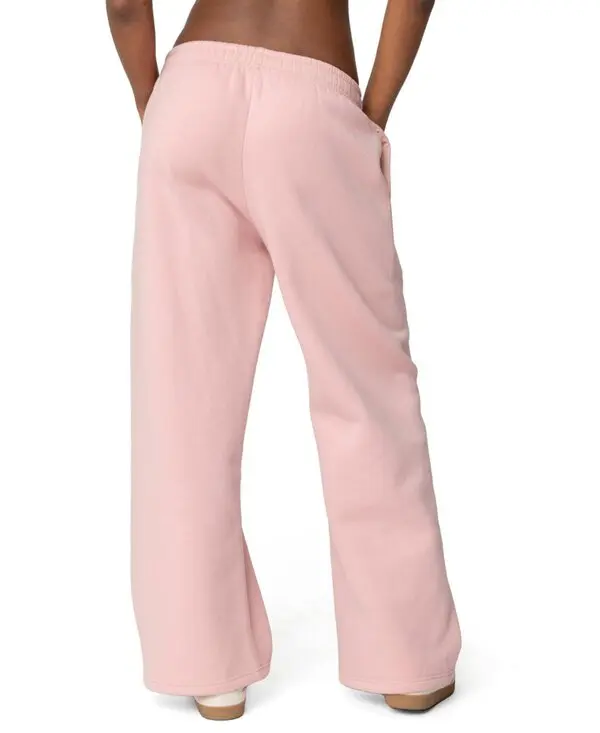 EDIKTED Someone Loves You Sweatpants - Pink