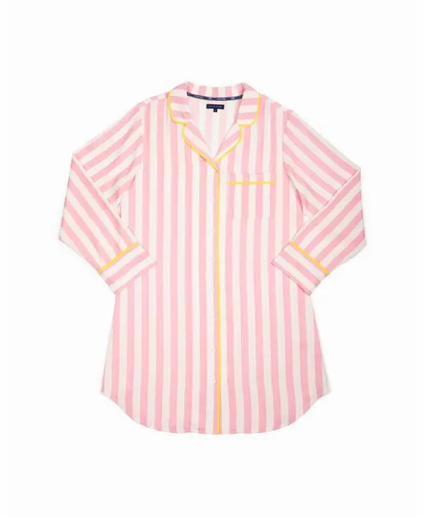 KATIE KIME Retro Stripe Sleep Shirt