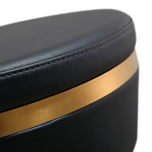 TOV FURNITURE Astro Performance Faux Leather Adjustable Stool