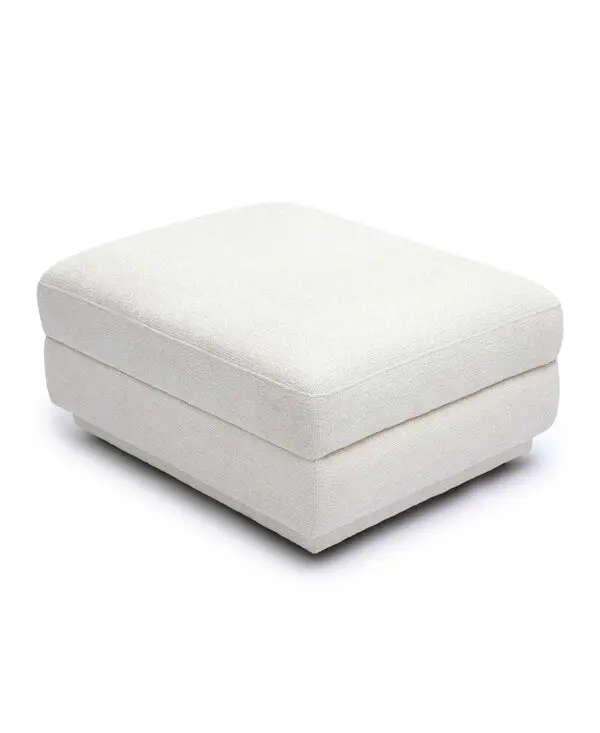 TOV FURNITURE Perry Chenille Modular Ottoman