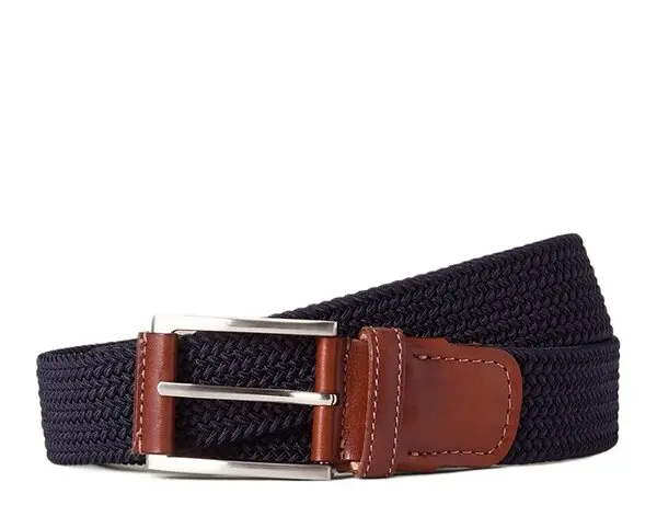 Robert Talbott Stretch Nylon Garfield Belt - Navy