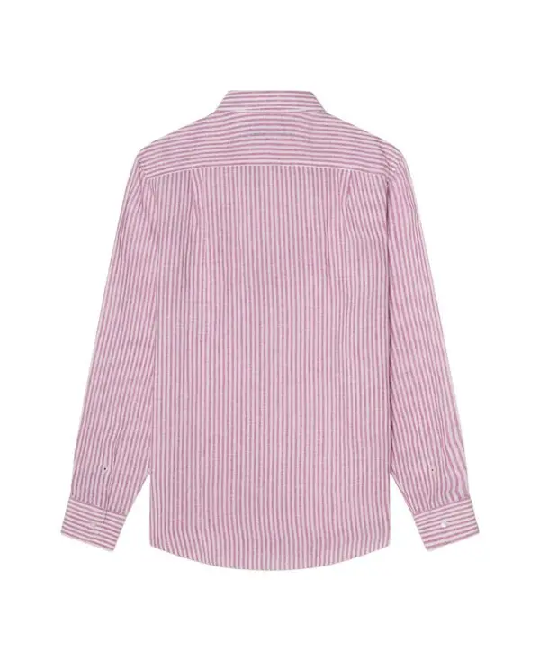 Robert Talbott Morgan Stripe Linen Shirt