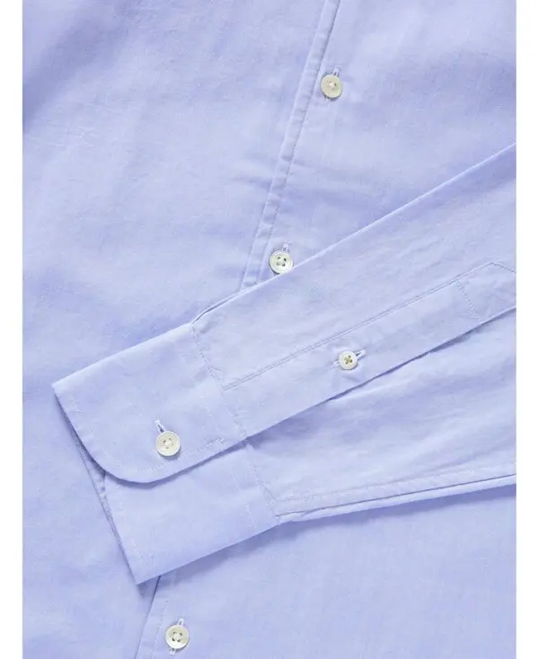 Robert Talbott Morgan Pinpoint Oxford Shirt - Blue Oxford