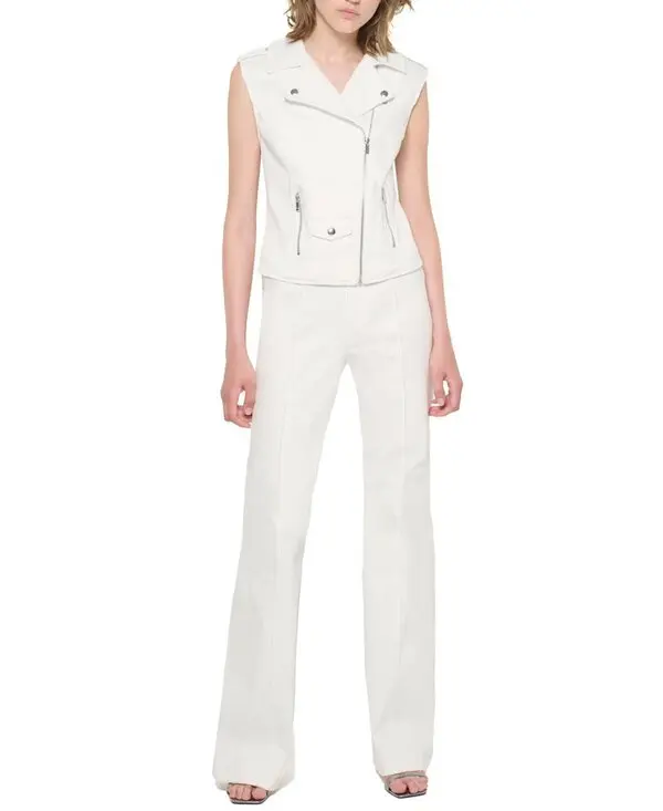 AS By DF Casablanca Straight Leg Jeans In Wash Denim