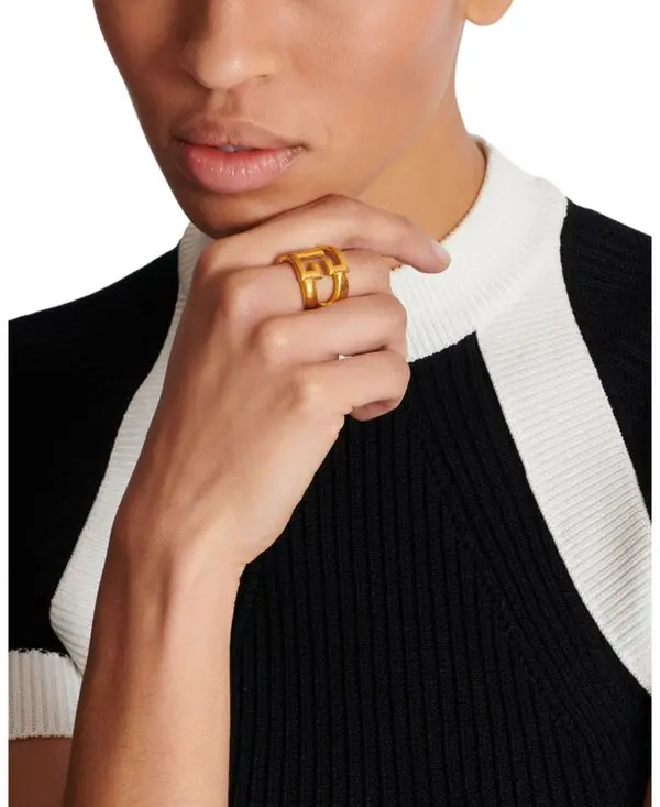 Balmain Brass Sync Pb Ring