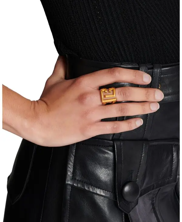 Balmain Brass Sync Pb Ring