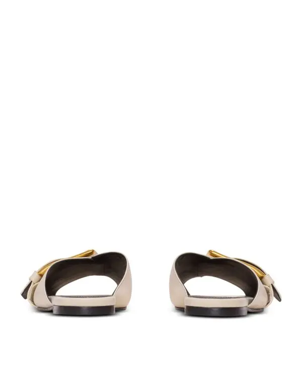 Balmain Anthem Leather Slides