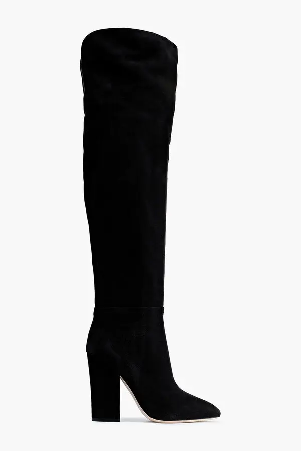 SERGIO ROSSI Over-the-knee Suede Boots