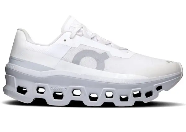 On Running Cloudmonster - White/glacier