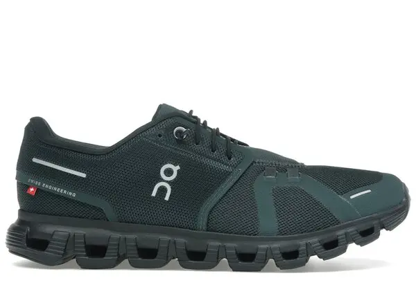 On Running Cloud 6in Sneakers - Evergreen/black